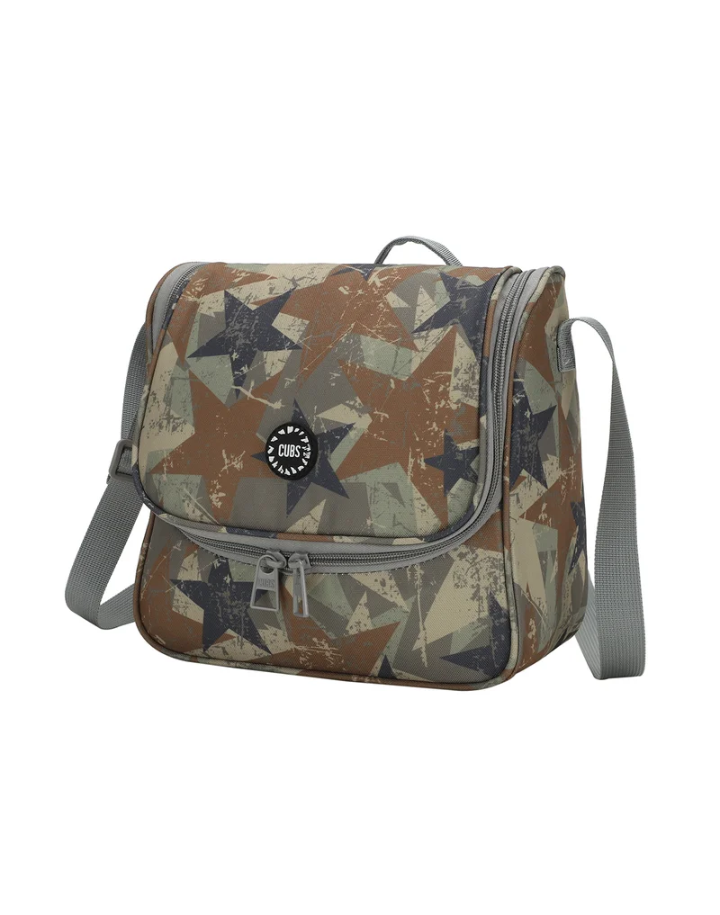 CUBS Star Print Waterproof lunch bag with adjustable shoulder strap ...