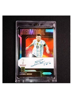 Generic Messi signature star card 1/1 self-made star card refraction ...