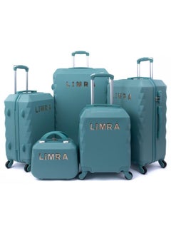 LIMRA Limra Luggage Trolley Bags set of 5 Pcs ,Ice GREEN | Yellow ...