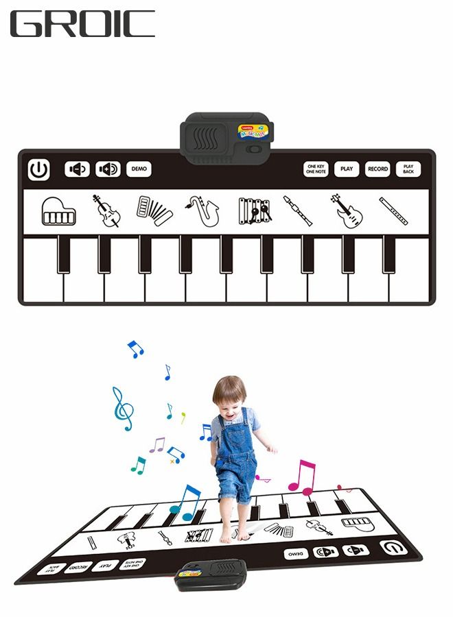 GROIC Kids Musical Mats with Music Sounds with 10 Keys, Musical Toys ...