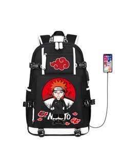 Generic Naruto Sasuke Sharingan Akatsuki Red Cloud Backpack Cosplay ...