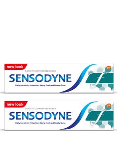 تسوق سنسوداين وعبوتين معجون أسنان سنسوداين بالفلورايد 75 مل أونلاين في ...