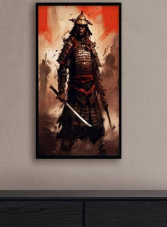 Generic Ancient samurai warrior painting Japanese warrior in battle art ...