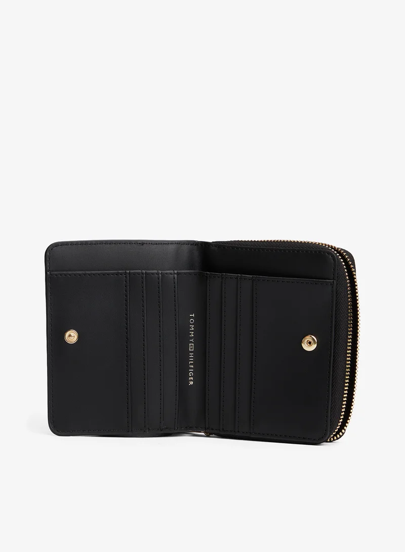 TOMMY HILFIGER Icon Medium Zip Around Flap Mono Wallet for Women | Best ...