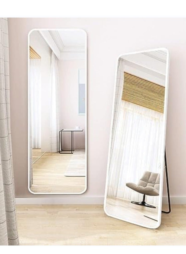 Y&D Full Length Mirror 155x45cm /165x60cm Arched Aluminum alloy Large Standing Dressing Mirror ...