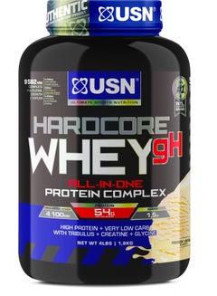 USN USN Hardcore Whey GH French vanilla 1.8kg, Premium Whey Protein ...