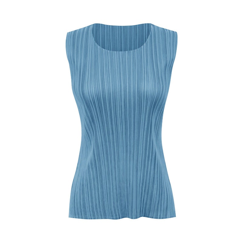 Generic 2025 Spring And Pp Series Fashion Women'S Miyake Sleeveless ...