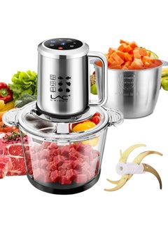 LAC LAICHY Electric Food Chopper, Smart touch screen design，3.8L Meat Grinder 4 Mixing Models,2 ...