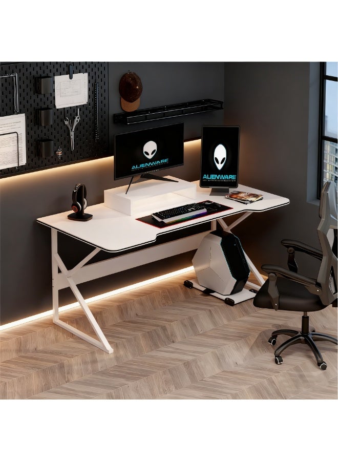 Generic Desktop Computer Desk, Simple Gaming Table, Ergonomic K-Shaped ...