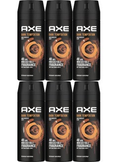 Axe Axe Pack Of 6 deodorant body spray Dark Temptation 150ml | Best ...