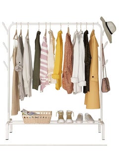 DubaiGallery Clothes Rail Stand White for Indoor Outdoor, Clothing ...