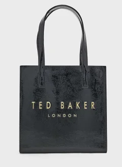 Ted Baker Black Crinion Crinkle Small Icon Bag for Women | Best Price UAE