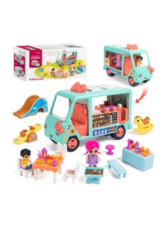 TOY GARDEN Mini Camper Toy RV for Girls – Inertia Camping Van Playset ...