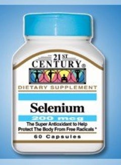 21st CENTURY , Selenium, 200 mcg, 60 Capsules UAE | Dubai, Abu Dhabi