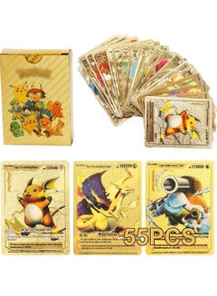 Generic Pokemon Trading Gold cards all rare series set of 55 (Gold ...