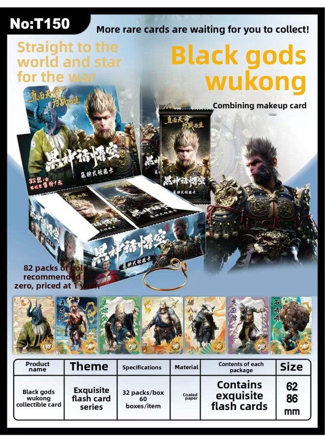 Generic 30 Into The Black Myth Wukong Collection Card Blind Box Destiny ...