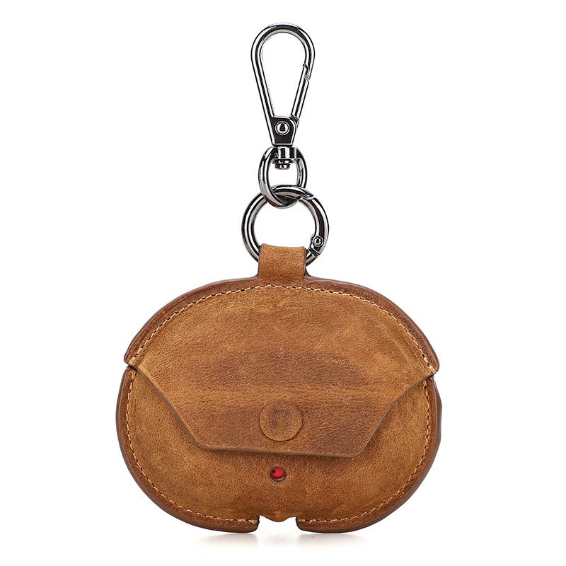 Generic For Apple Beats Studio Buds Headphone Case Crazy Horse Leather ...