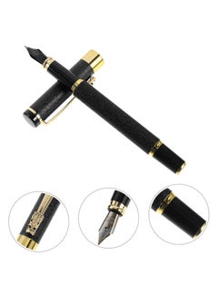 Merrystick Black Metal Fountain Pen, High-End Business Signature Pen ...
