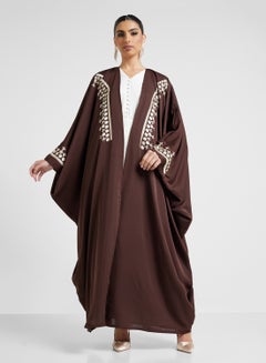 Khizana Abaya With Border Embroidery & Sheila | Best Price UAE | Dubai ...