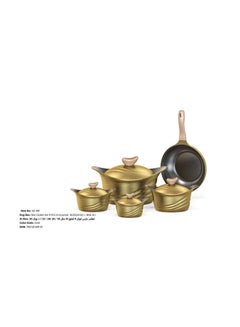 Nice cooker 9-Piece Granite Cookware Set-4 Casserole 18/20/24/32+Wok 30 ...