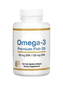 CALIFORNIA GOLD Premium Omega-3 Fish Oil Concentrated Formula with EPA ...