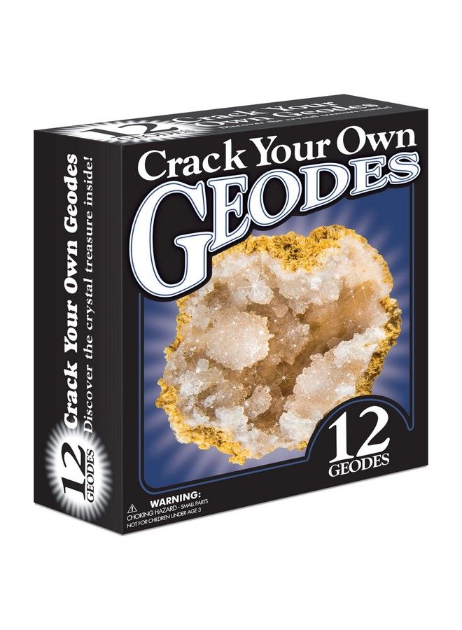 Discover with Dr. Cool Break Open 12 Geodes Geode Kit With 12 Premium ...
