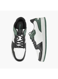 Kappa GREEN Men's Panelled Lace-Up Sports Shoes - SHO23AA021M for Men ...
