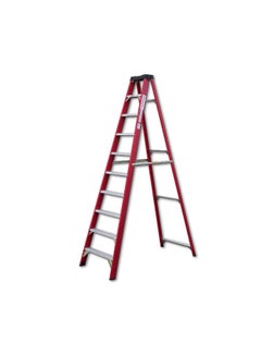 Workman Fibre One Sided Ladder -Non-Conductive Safety Ladder for ...