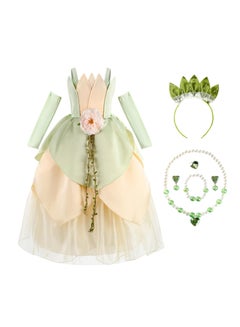 Generic Princess Costume, Girls Jungle Themed Cosplay Dress, Role Play ...