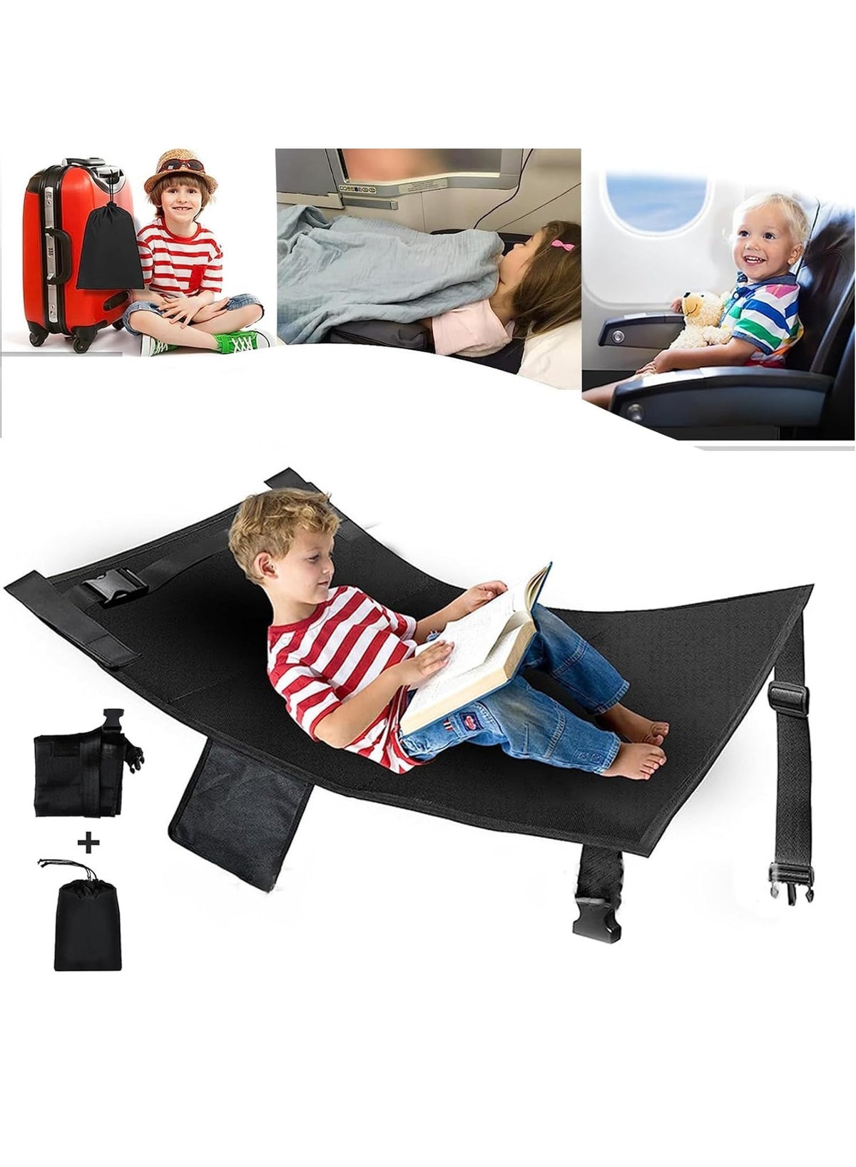 Gonice Airplane Bed for Toddler, Toddler Aircraft Bed Child Seat ...