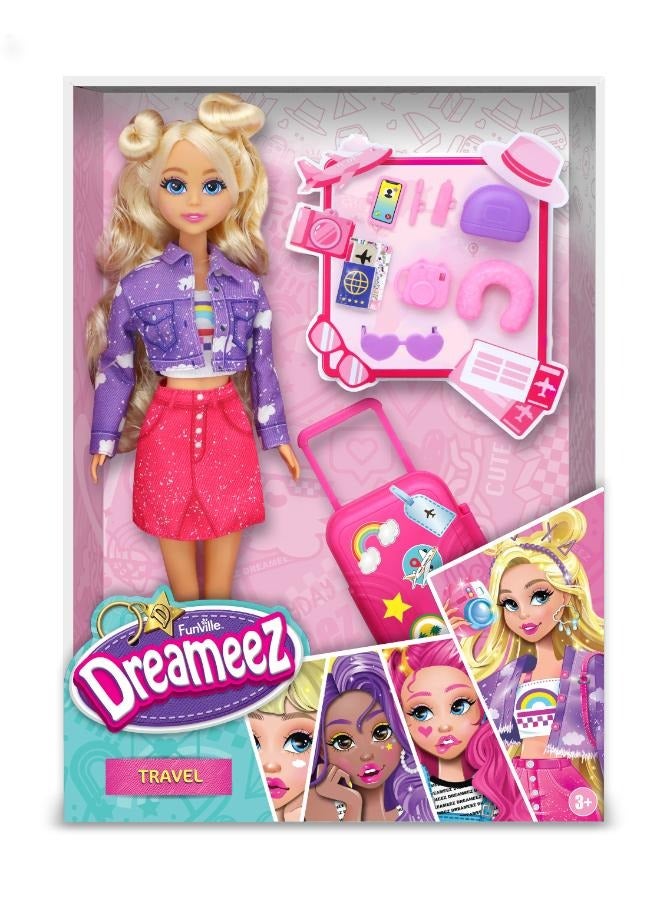Funville Play set Doll with accessories Trave | Best Price Egypt ...