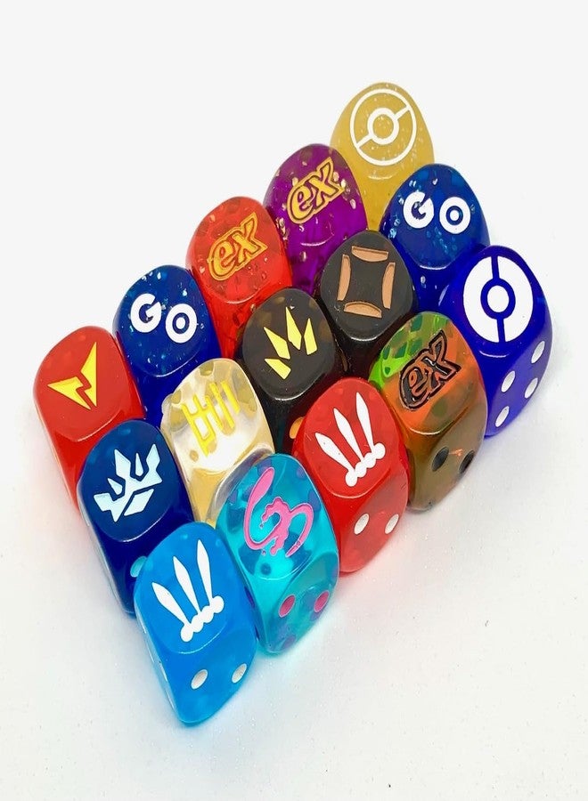 Pokemon Pokemon Dice Lot - 15 Piece Set - Elite Trainer Box - Toolkit ...