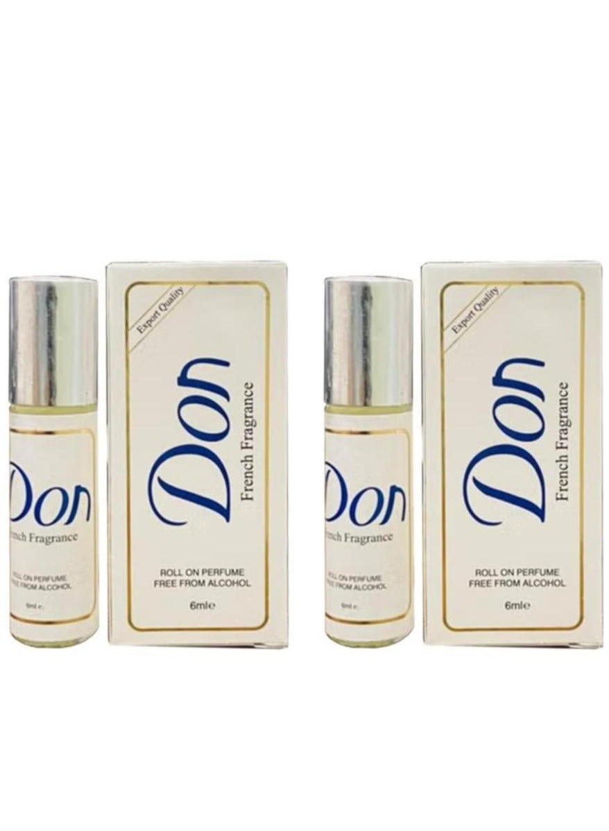 don French Fragrance Roll On Perfume 6ml 2Pcs | Best Price UAE | Dubai ...