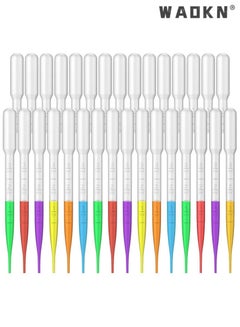 WAOKN 100PCS 3ML Pipettes, Disposable Pasteur Pipette, Eye Dropper ...