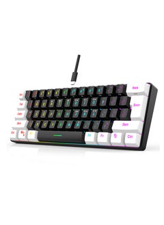 Mi VAZA 7KEYS Wired 60% Gaming Keyboard, Mini 60 Percent Keyboard, RGB ...