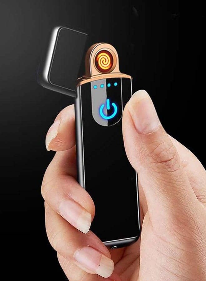 amazing.EGP Electronic Lighter, Windproof USB Rechargeable Electric ...