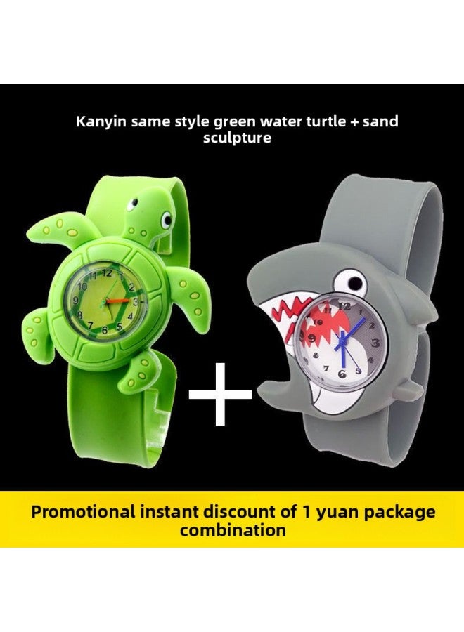 Generic Green Turtle Watch Tiktok Same Style Sand Shark Little Turtle ...