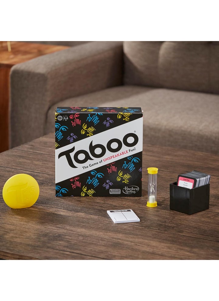 Buy Hasbro Games Taboo Board Game - Word Guessing Online | 15 Minutes ...