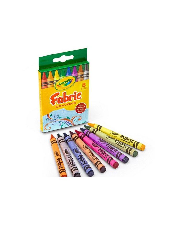 Crayola Fabric Crayons 8 Count | Best Price KSA | Riyadh, Jeddah