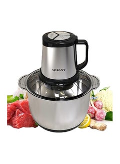 sokany SOKANY SK-7015 800W Meat Grinder Electric, Food Processor Onion Vegetable Garlic Chopper ...