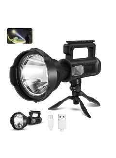 PROTON Rechargeable Spotlight Flashlight High Lumens, 90000 Lumen LED ...