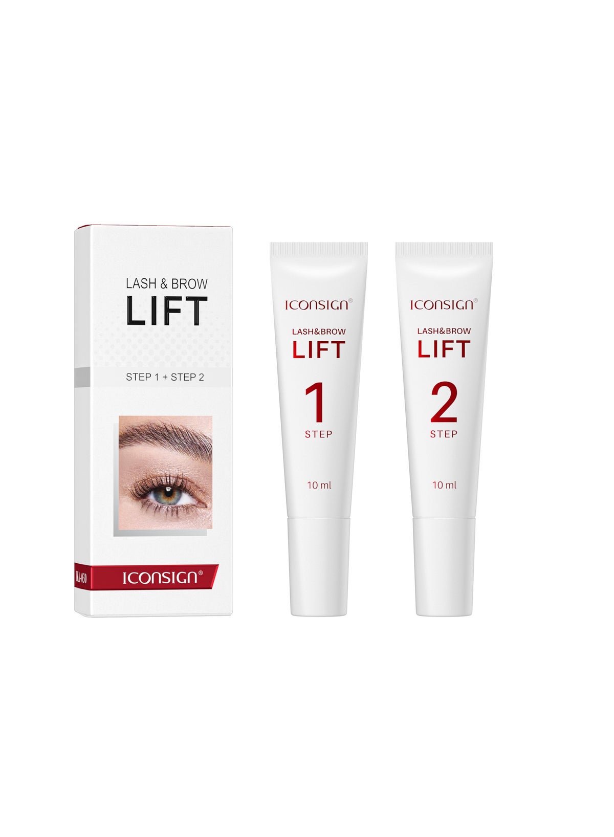 ICONSIGN Lash Lift Brow Lamination Perm Fixation Tube Set Makeup Tools ...