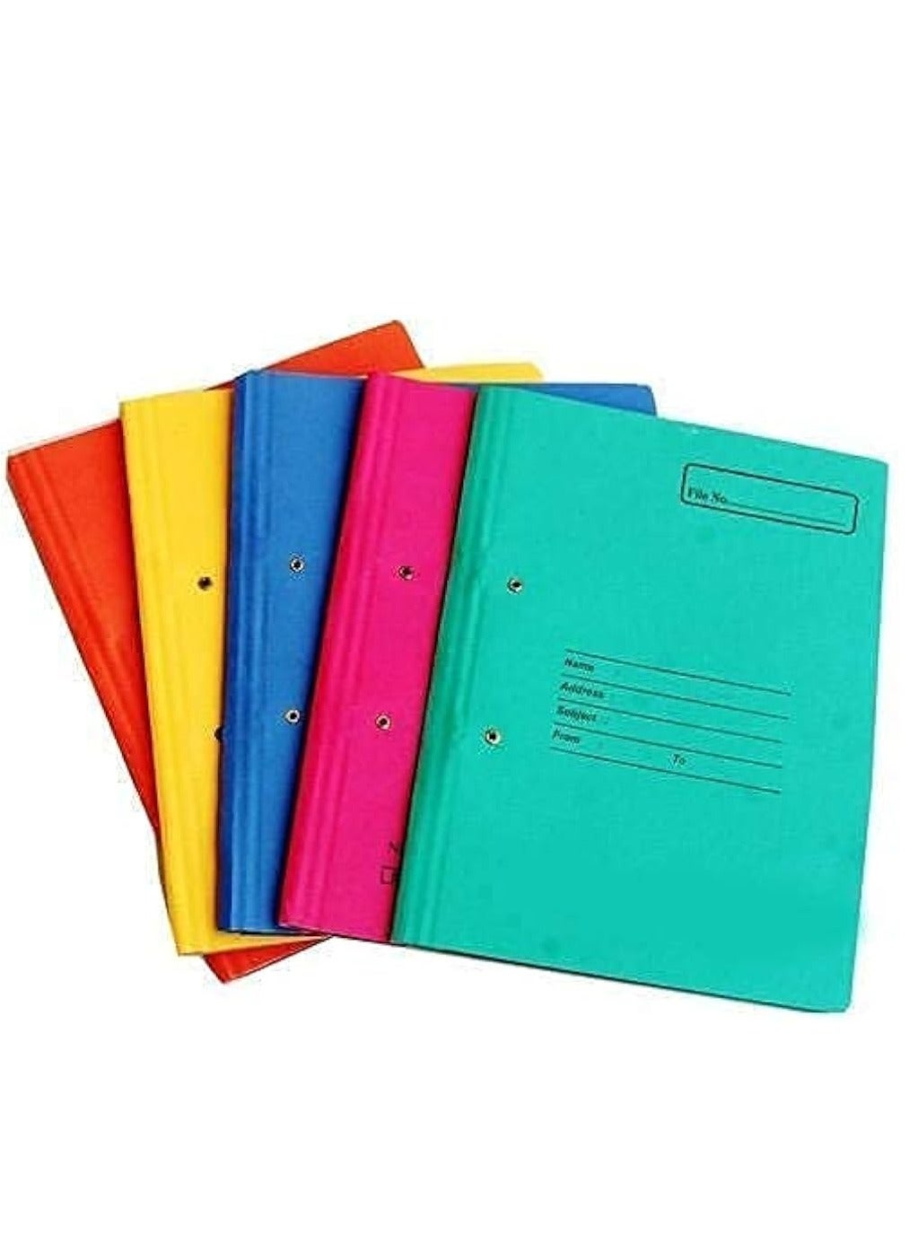 Generic Spring File Folder for Perforated Documents 300 GSM for A4 ...
