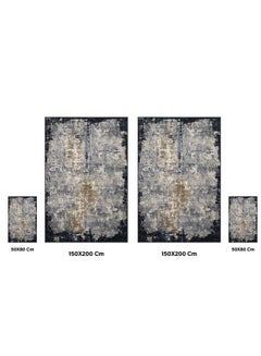 Mac Carpet 4 Pieces Qout Carpet Set 2 Pieces 80x50 cm 2 Pieces 200x150 ...