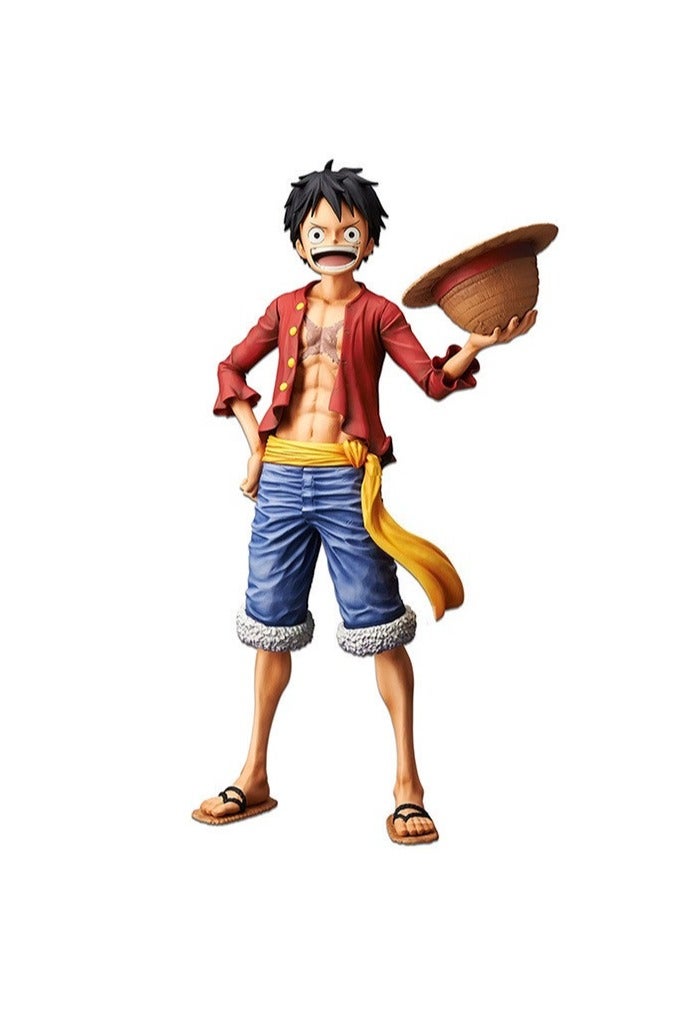 Generic Buildable Luffy Figure With 3 Interchangeable Faces Anime Model ...