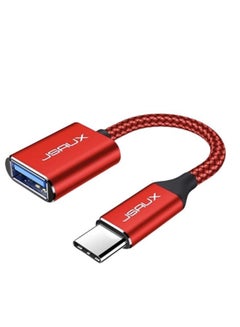 JSAUX JSAUX Usb C To Usb A OTG Adapter .16M - RED Egypt | Cairo, Giza