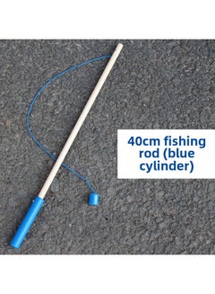 Generic Children's Magnetic Fishing Rod Toy Wooden Fishing Rod Baby ...