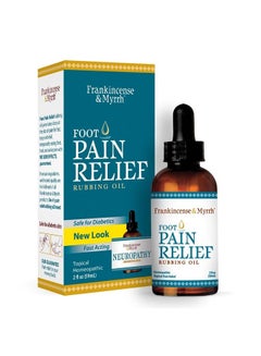 Frankincense & Myrrh Nerve and Foot Pain Relief Rubbing Oil, Maximum ...