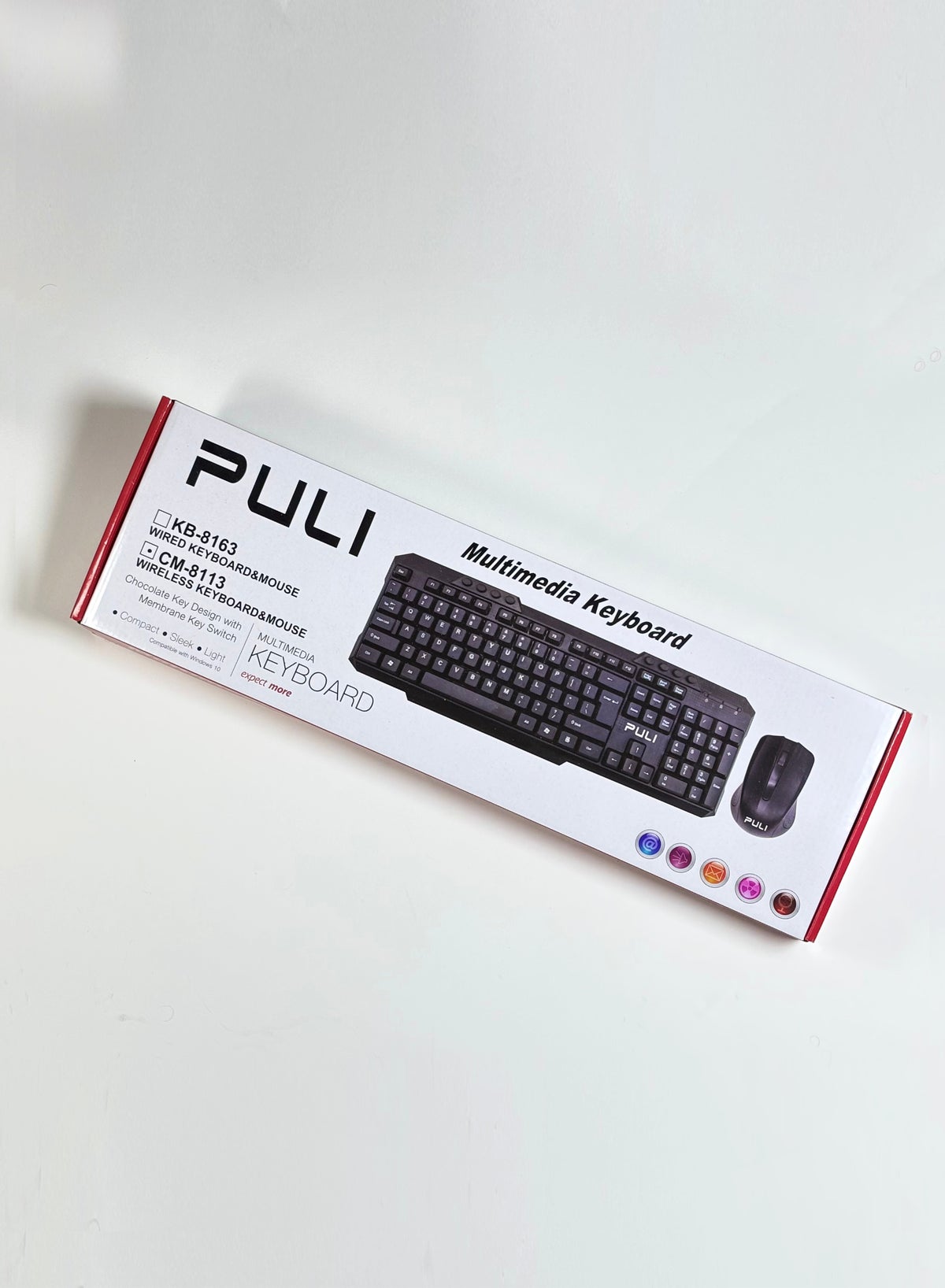 Puli Puli Multimedia Wireless Keyboard and Mouse Combo CM-8113 for PC ...