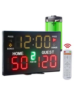 SYOSI Portable Electronic Basketball Scoreboard & Timer Clock - Battery ...